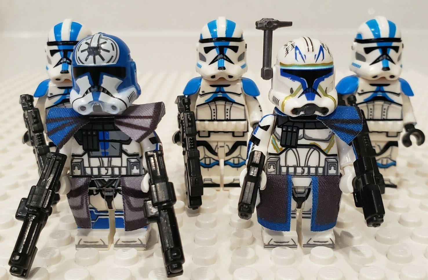 5pcs Captain Rex Jesse 501st Clone Troopers Star Wars Collectible ...