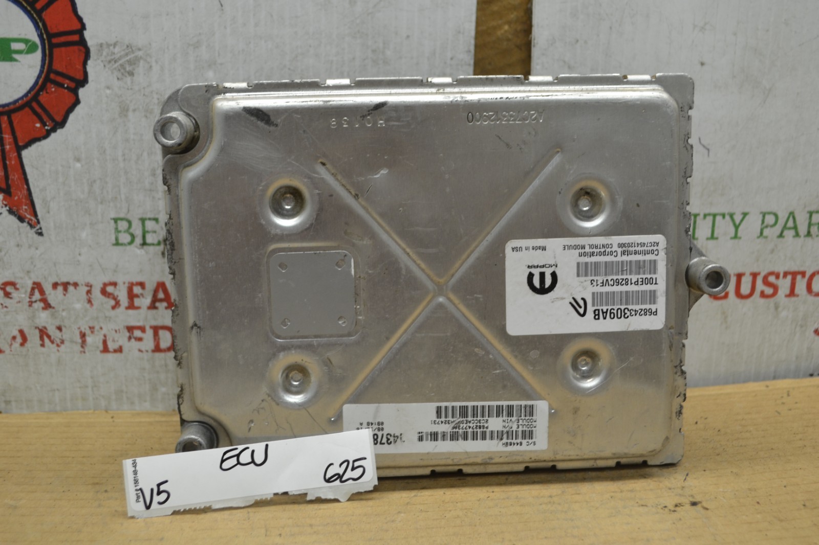 2016 Dodge Challenger Engine Control Unit ECU P68243309AB Module 625-V5 ...