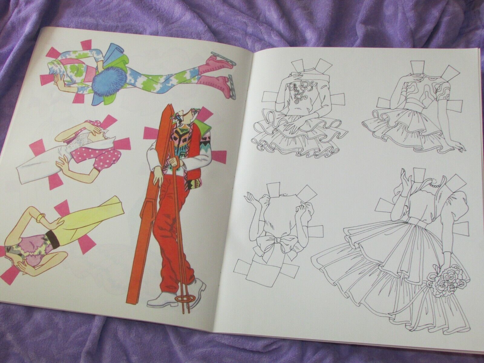 BARBIE PAPER DOLL punch out & color Golden Book 1991 not used (books ...