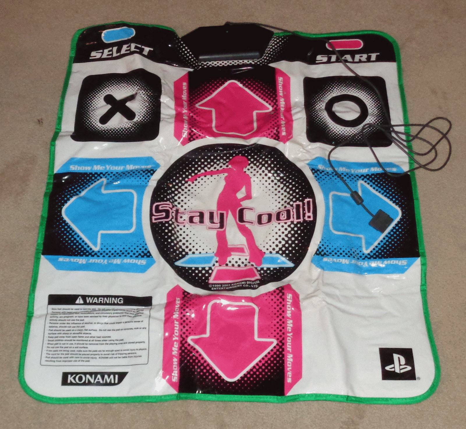 DDR X2 Dance Dance Revolution PlayStation 2 PS2 Dance Mat in Large Box ...