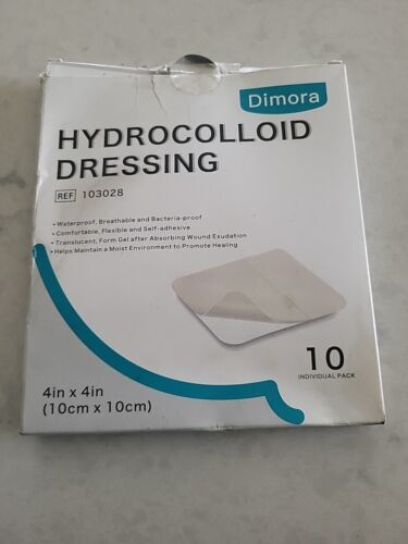 Hydrocolloid Wound Dressing 4 in x 4 in Hydrocolloid Patches For Burns ...