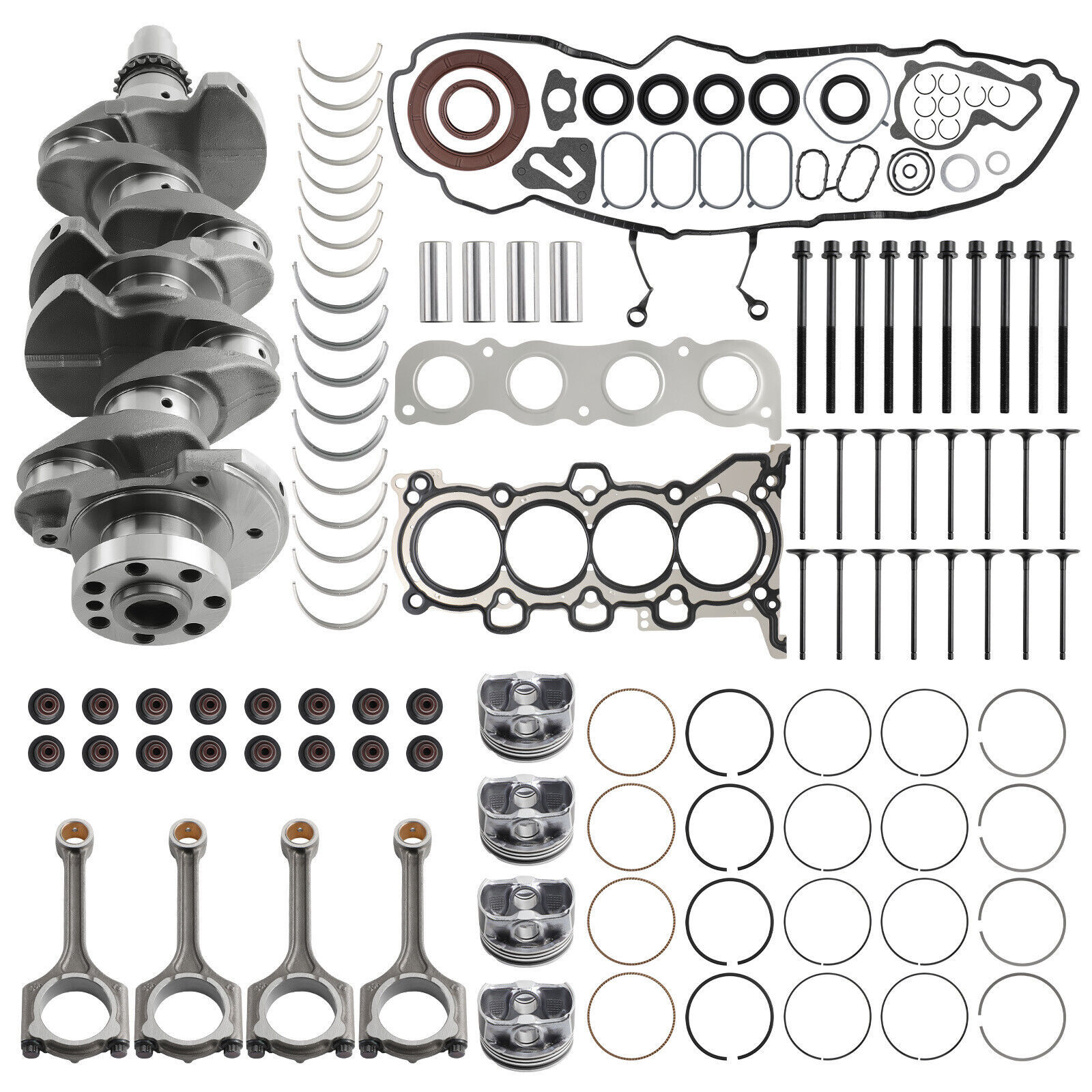 G4NC Engine Rebuild Overhaul Kit & Crankshaft For Hyundai Tucson Kia Soul 2.0L - Engine ...