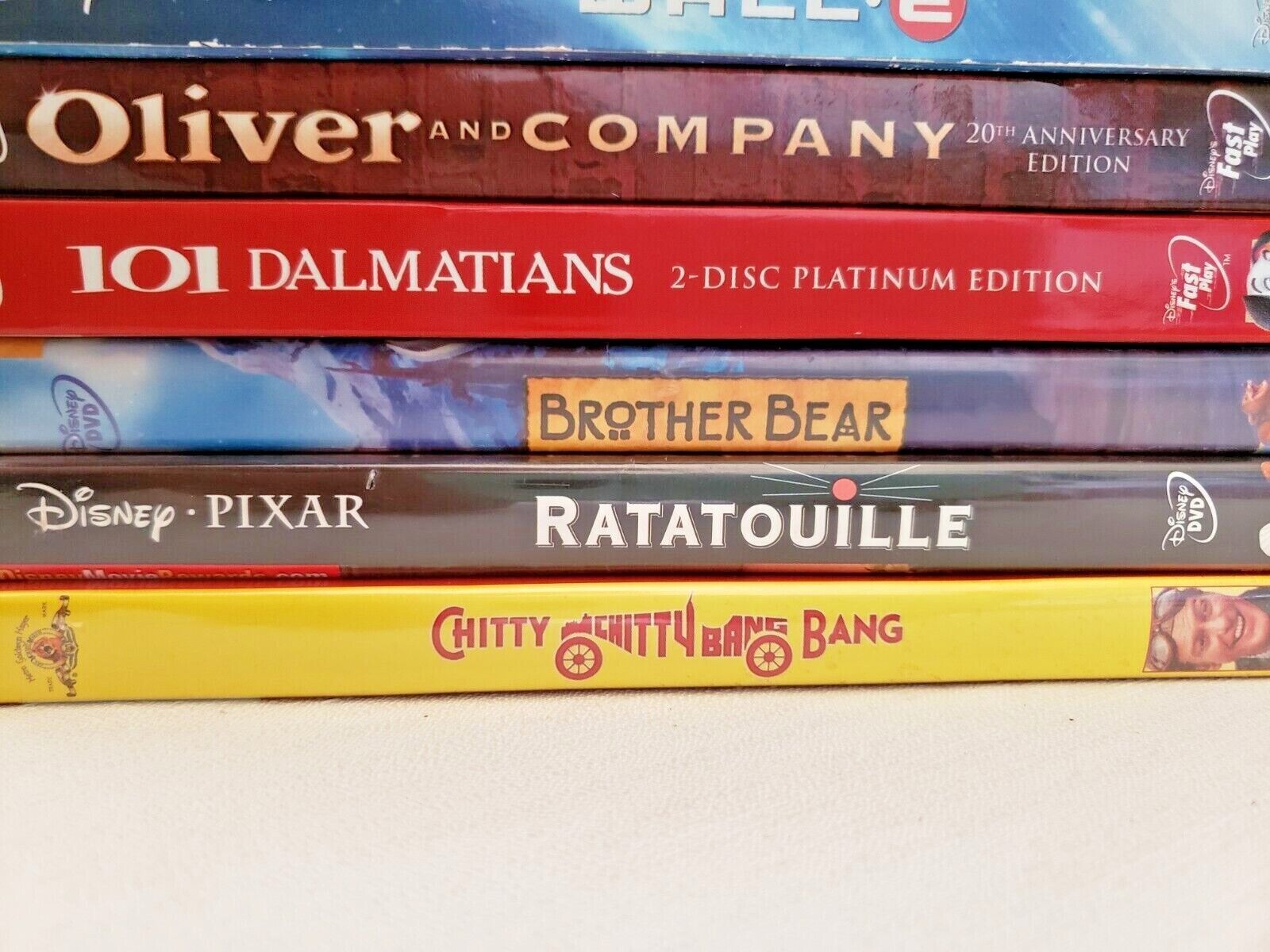 Disney 12 Movie DVD Lot Pixar Wreck it Ralph Oliver and Co Bambi Nemo ...