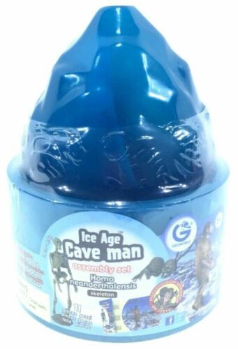 Geoworld Ice Age Cave Man 11 Pieces Assembly Set Kid Toy Museum Quality ...