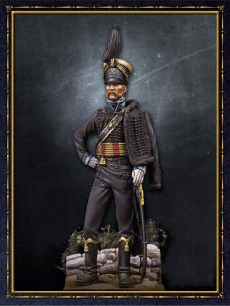 1/24 Resin Model Kit Napoleonic Wars Hussar Officer Unpainted - Figures