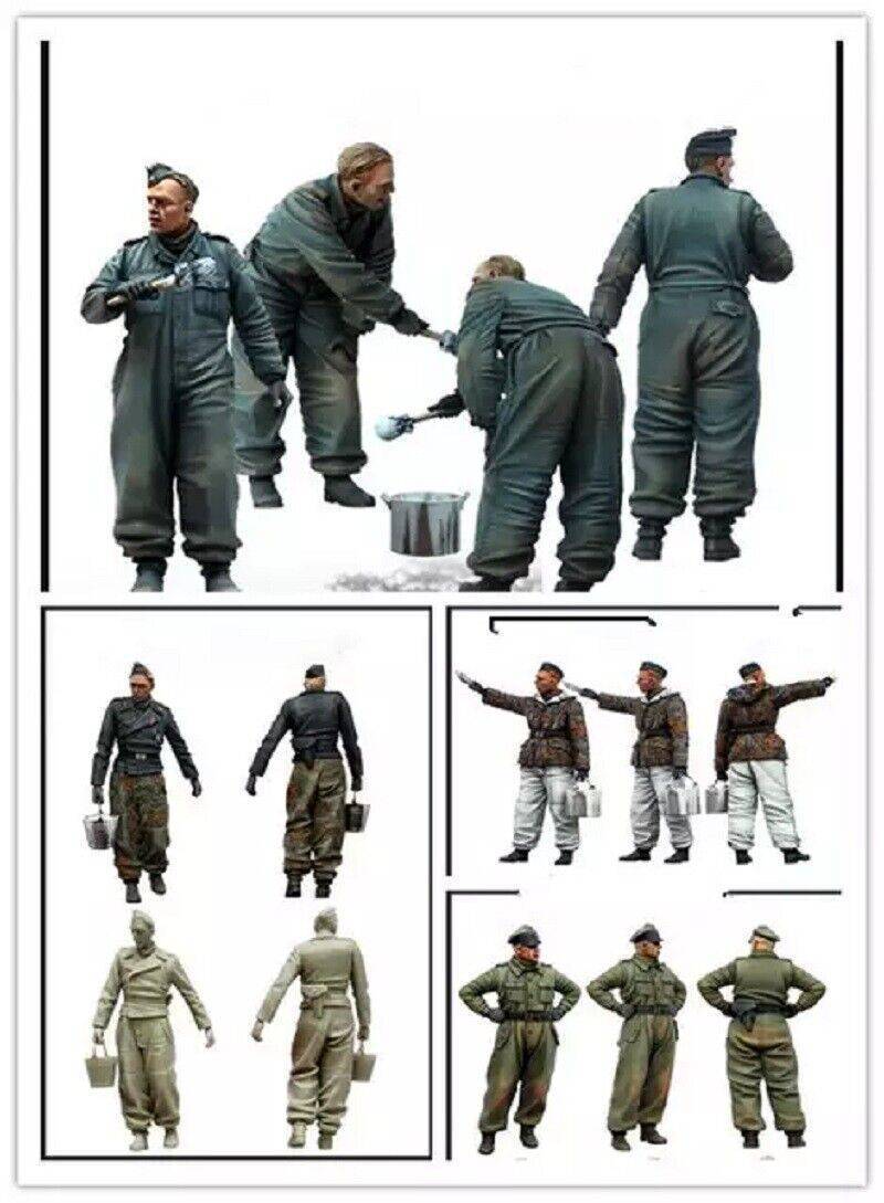 1/35 Resin Model Kit German Soldiers Arbeit WW2 Unpainted - Figures