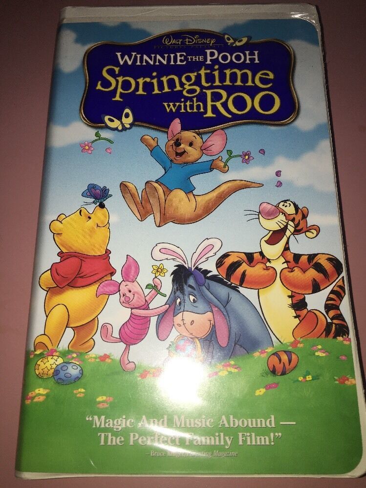 Disney Winnie The Pooh - Primavera Con Roo Cinta VHS Primavera Tiempo ...