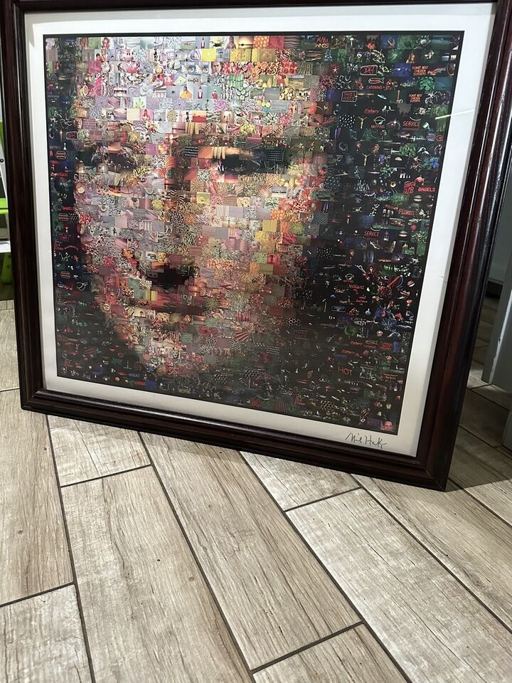 "MONA LISA" Mosaic Seriolithograph - NEIL J FARKAS (COA) Very Unique ...