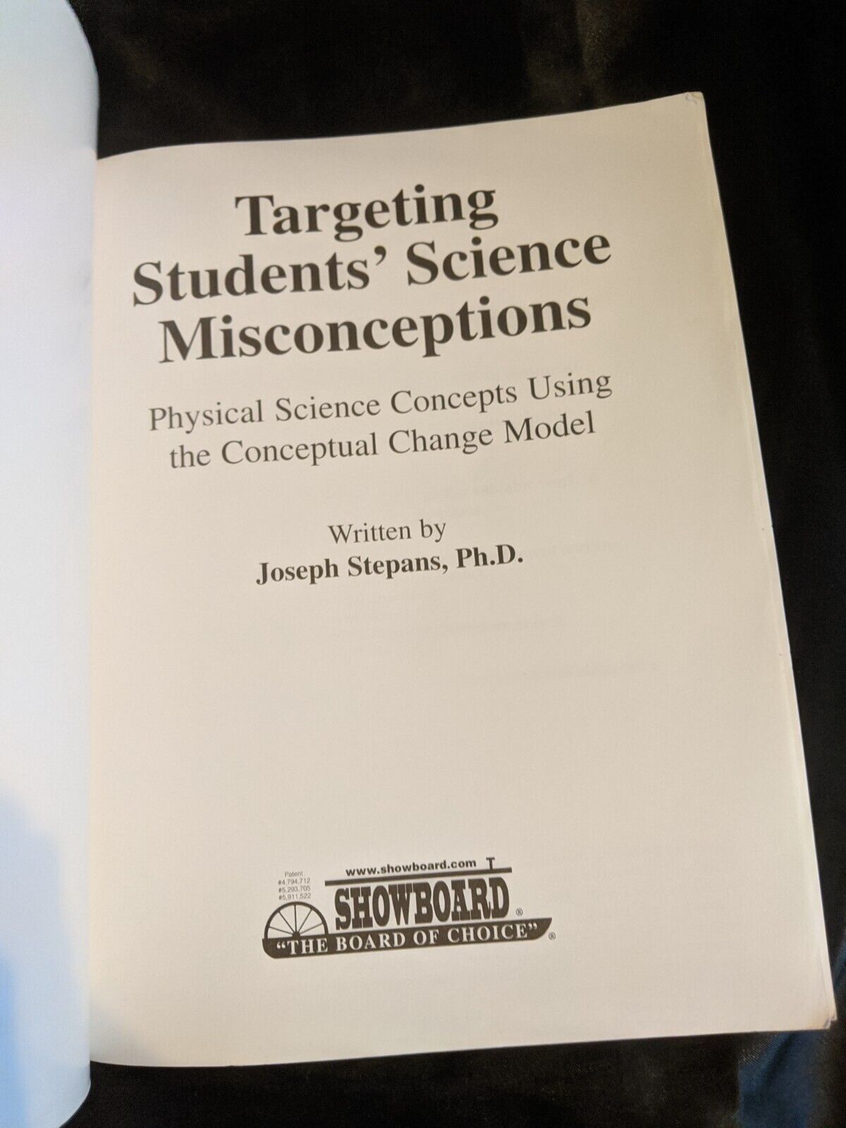 TARGETING STUDENTS' SCIENCE MISCONCEPTIONS: PHYSICAL By Joseph Stepans ...