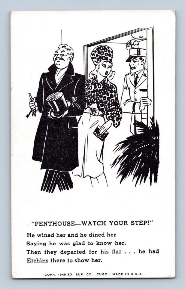 Risqué Comic Creeper Penthouse Watch Your Step Exhibit Supply Arcade ...