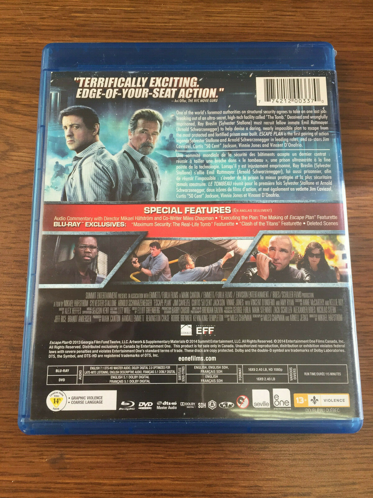 Escape Plan [Blu-ray] Sylvester Stallone Arnold Schwarzenegger - DVDs ...