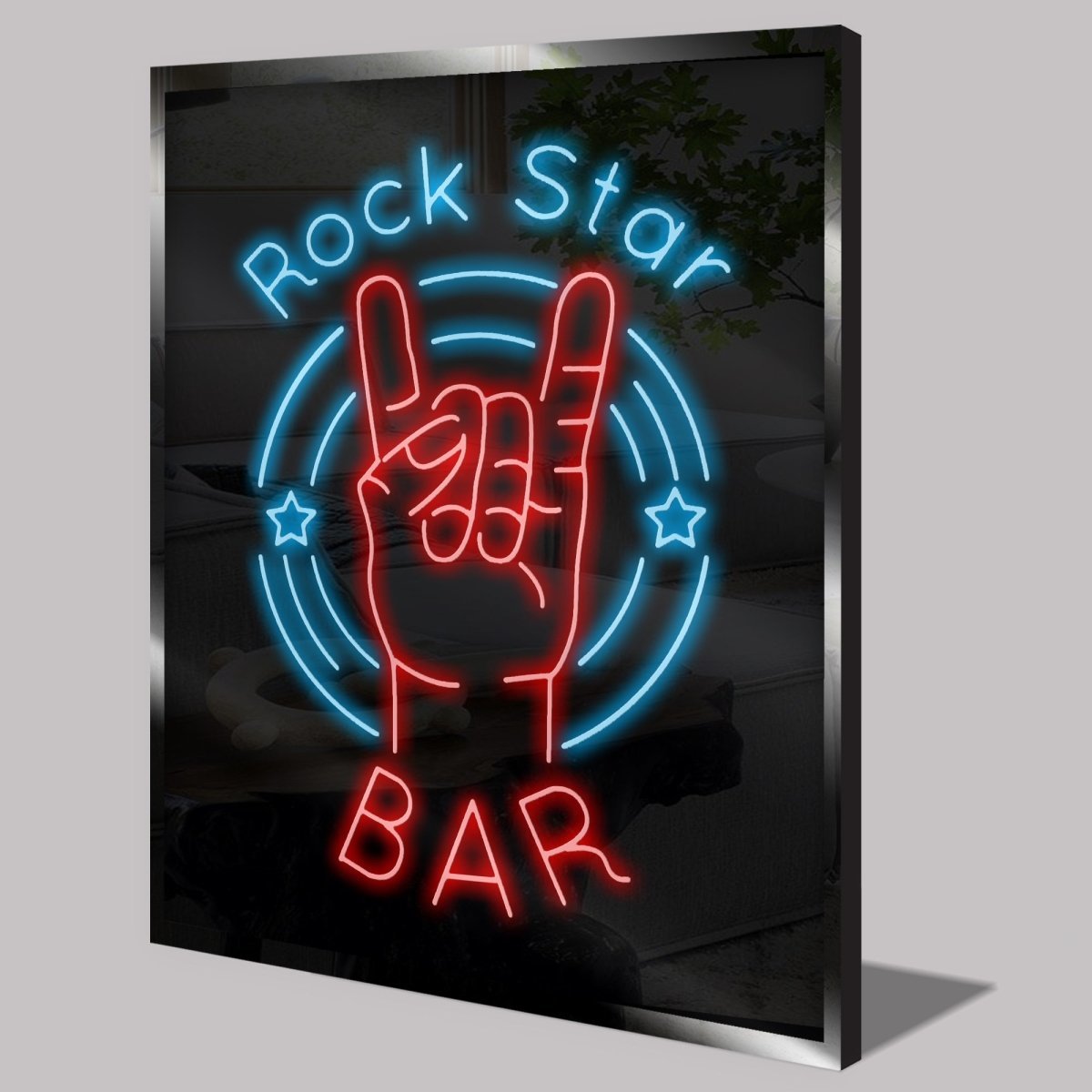 Led Neon Sign, 600mm X 500mm - Rockstar Bar and similar items