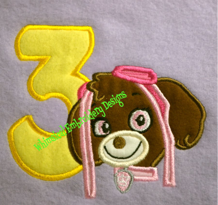 Skye Paw Patrol with Numbers 1-9 Machine and similar items