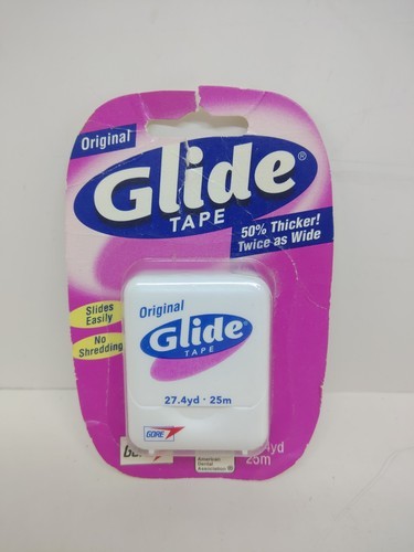 Vintage Original Glide Tape Dental Ribbon Floss By Gore 27.4 Yards USA ...