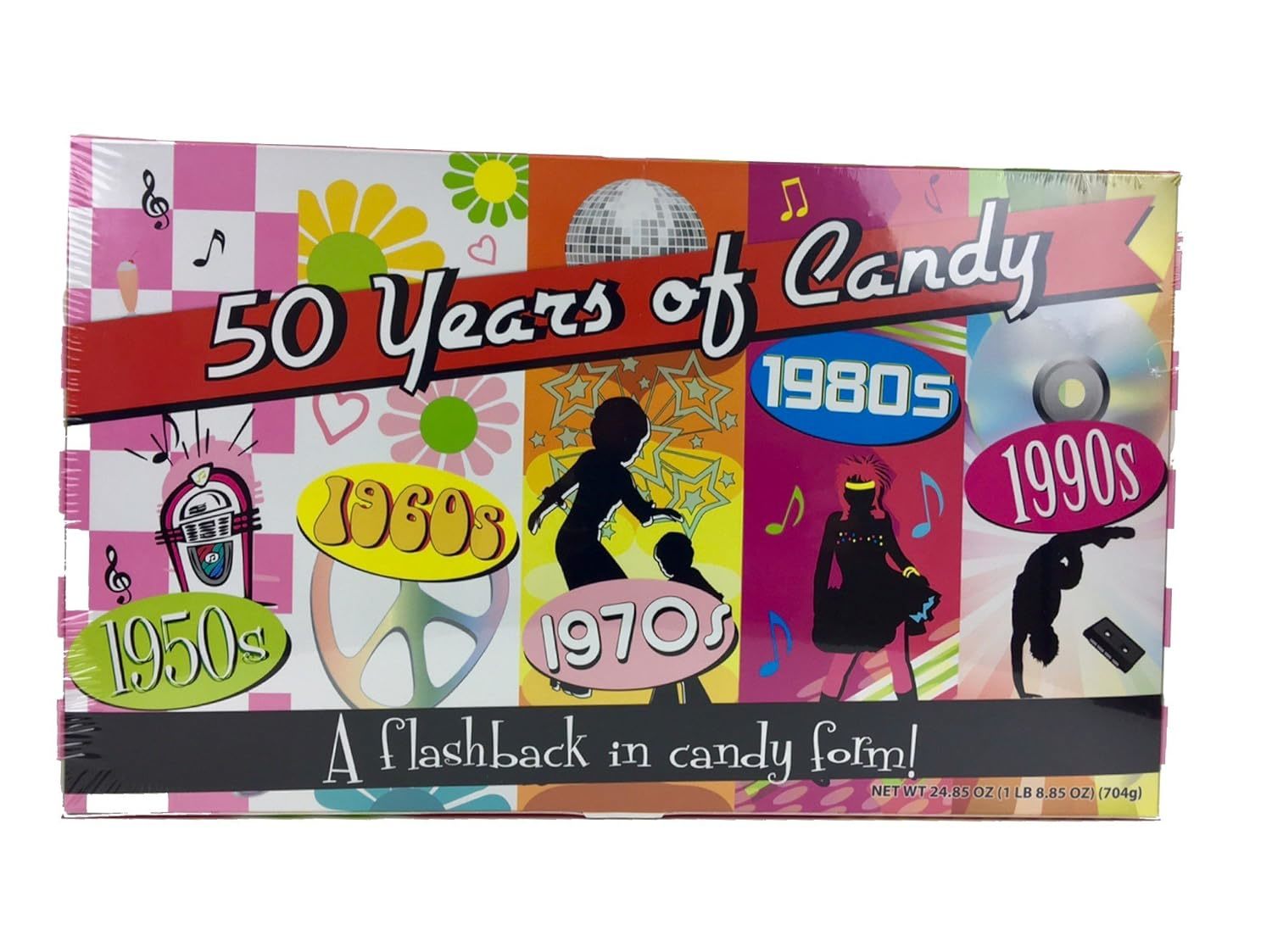 50 Years Of Candy-Decades Box: Nostalgic Candy, 1950S,1960S,1970S,1980S ...