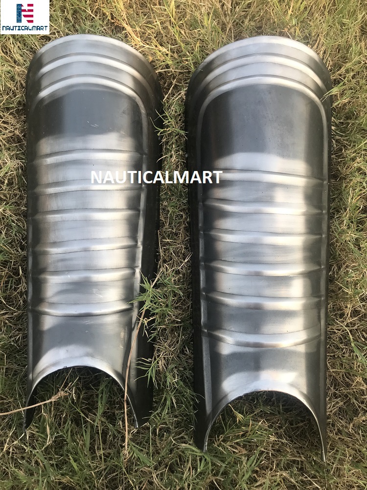 Armor Arm Leg Protection - Reenactment Leg Greaves - Steel Armor ...