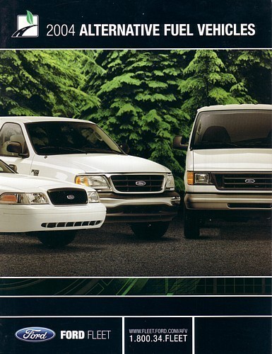 2004 FORD Alternative Fuel FLEET sales brochure catalog NGV Ethanol ...