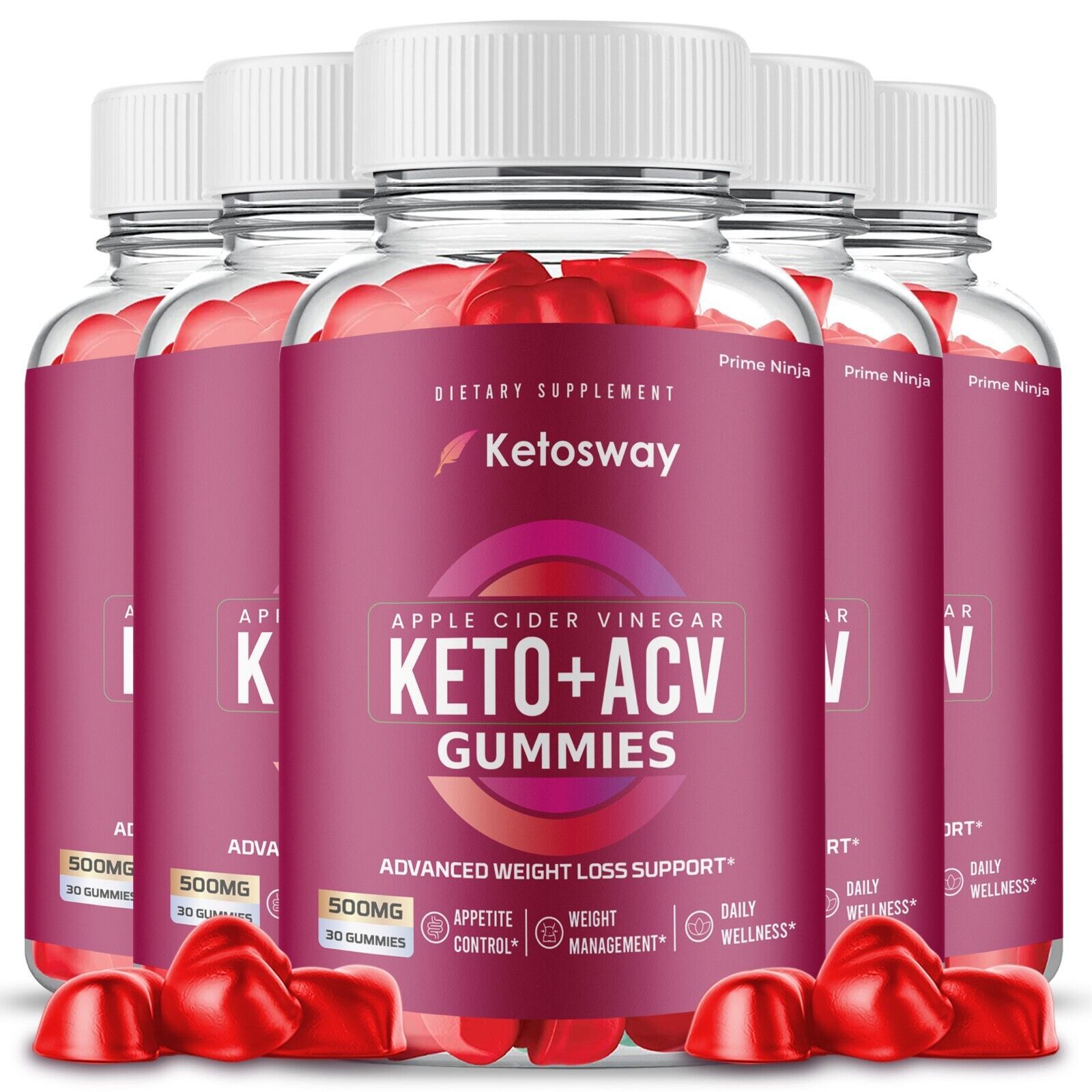 5 Pack KetoSway Keto ACV Gummies Keto Sway Keto ACV Max Strength ...