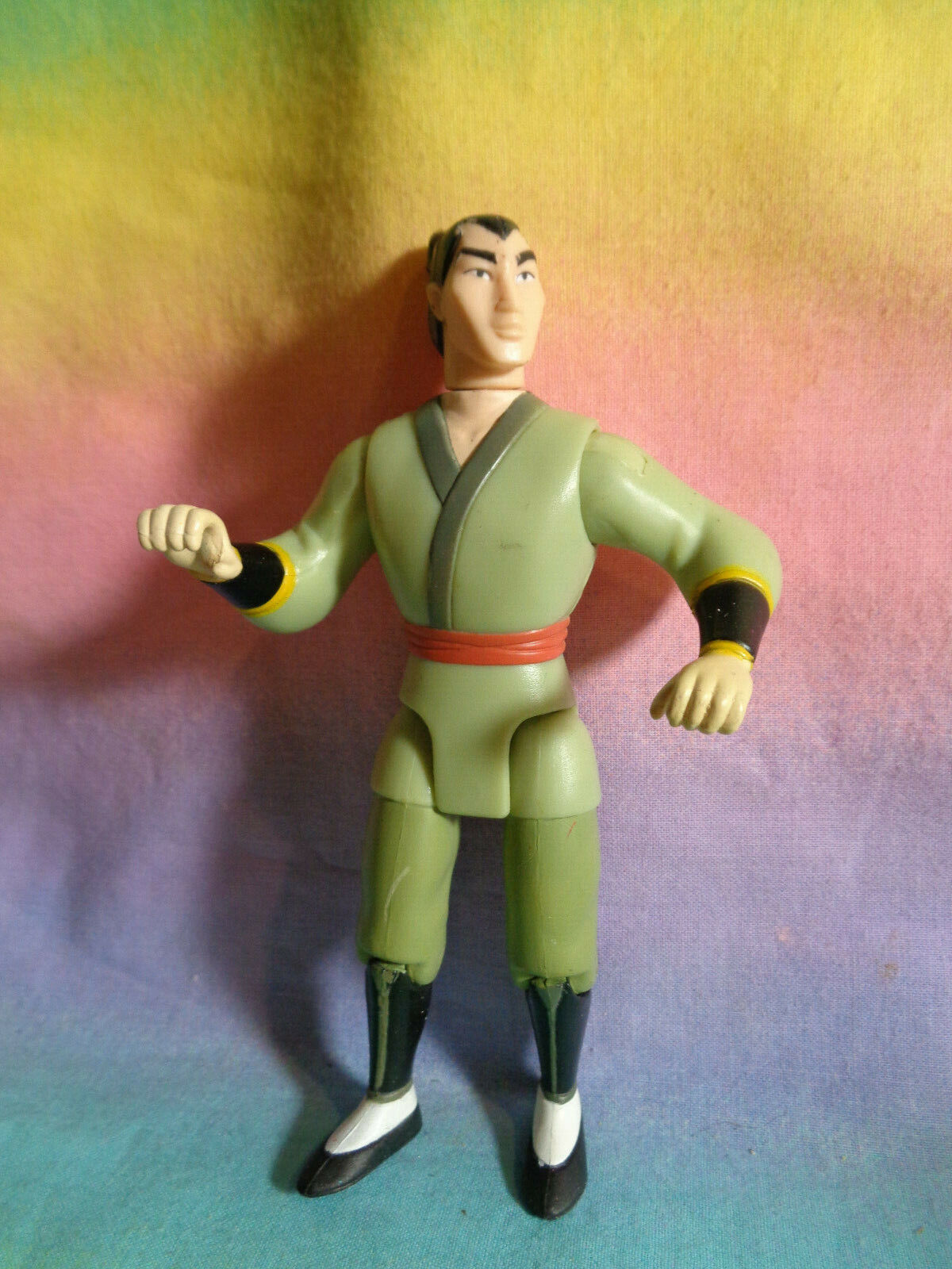 Vintage 1998 McDonald's Disney Mulan Shang Li Figure #6 - Fast Food