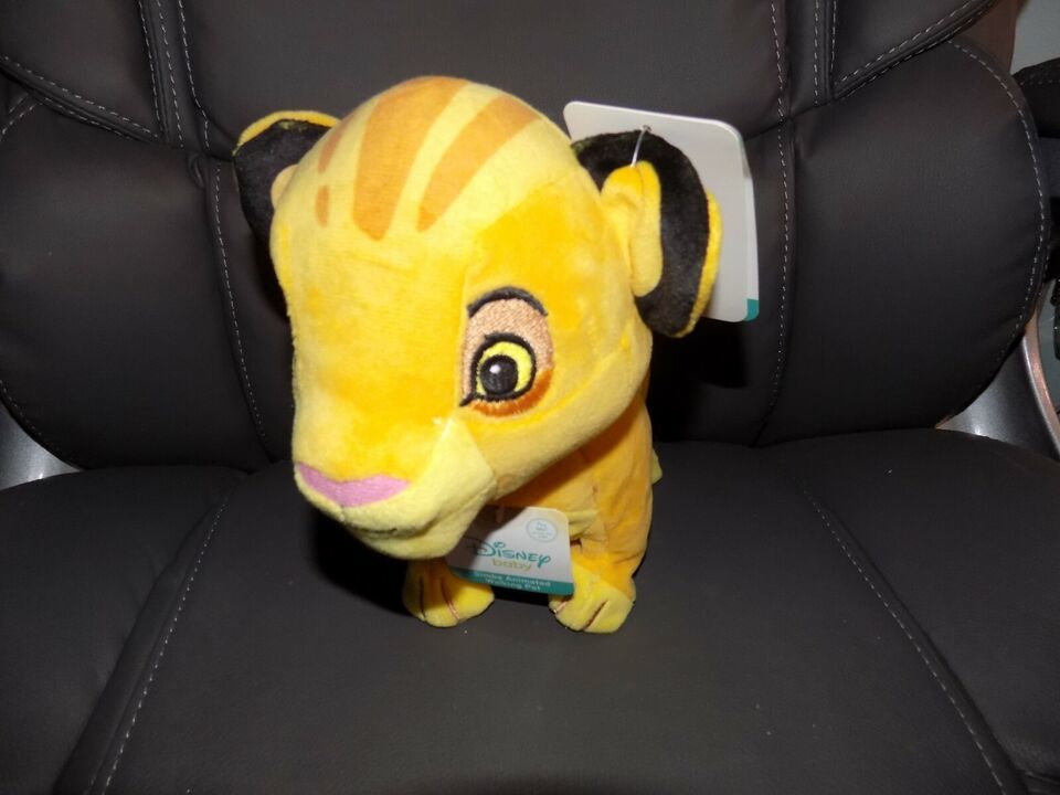 Disney BABY Walking Plush Simba Lion King Roaring Walking NEW - Action ...