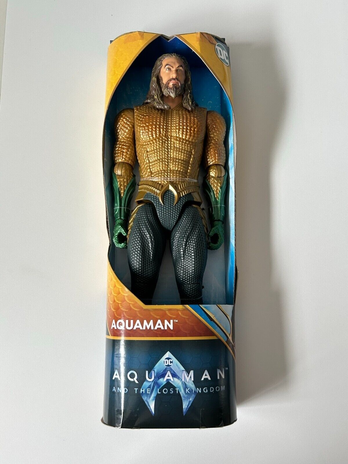 DC Aquaman And The Lost Kingdom Aquaman Green & Gold 12 Inch Action ...