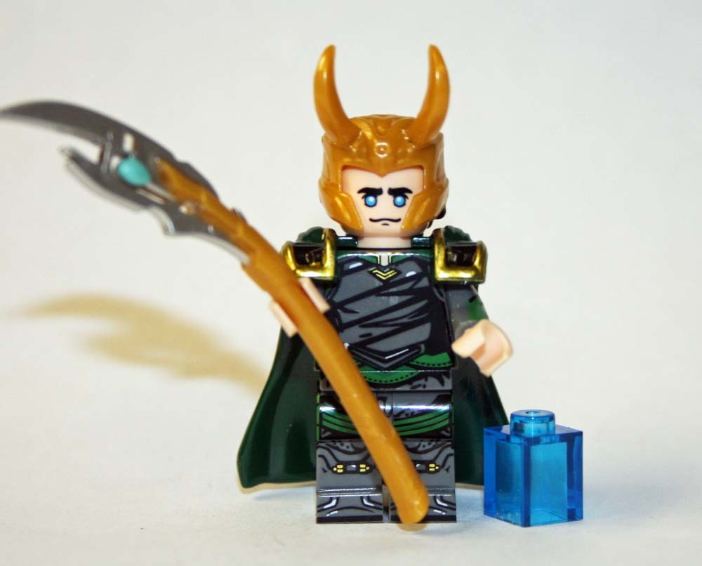Loki With Cube Tv Show Toy Minifigure US Seller - LEGO (R) Minifigures