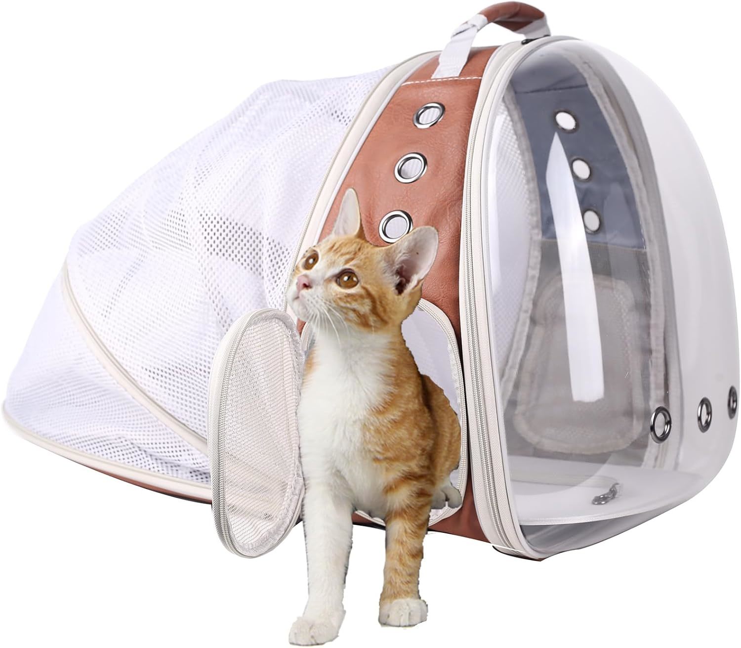 Back Extension Space Capsule Clear Bubble Window Cat Backpack Carrier ...