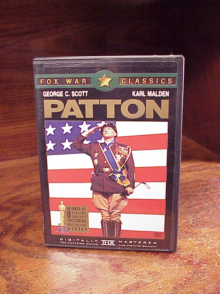 Patton DVD, 1969, PG, with George C. Scott, Karl Malden, Used, Tested ...