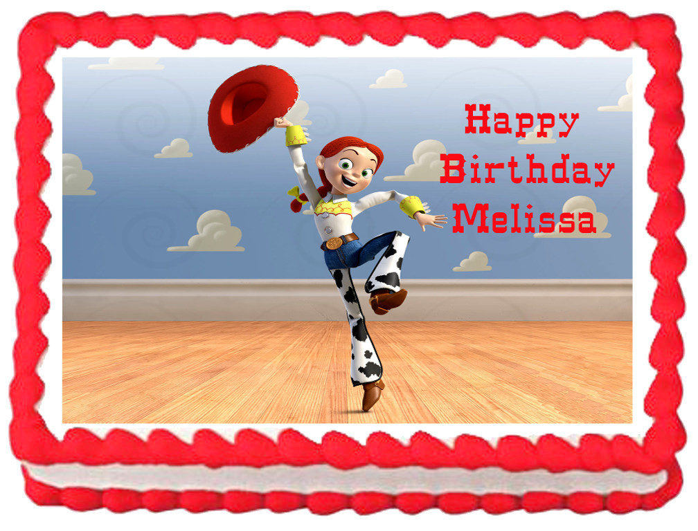 JESSE TOY STORY Edible cake topper Image party decoration - Party Supplies
