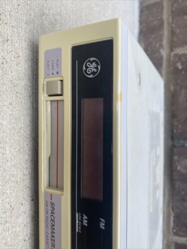 GE Spacemaker AM FM Radio Cassette Player Clock model 7-4260A TESTED ...