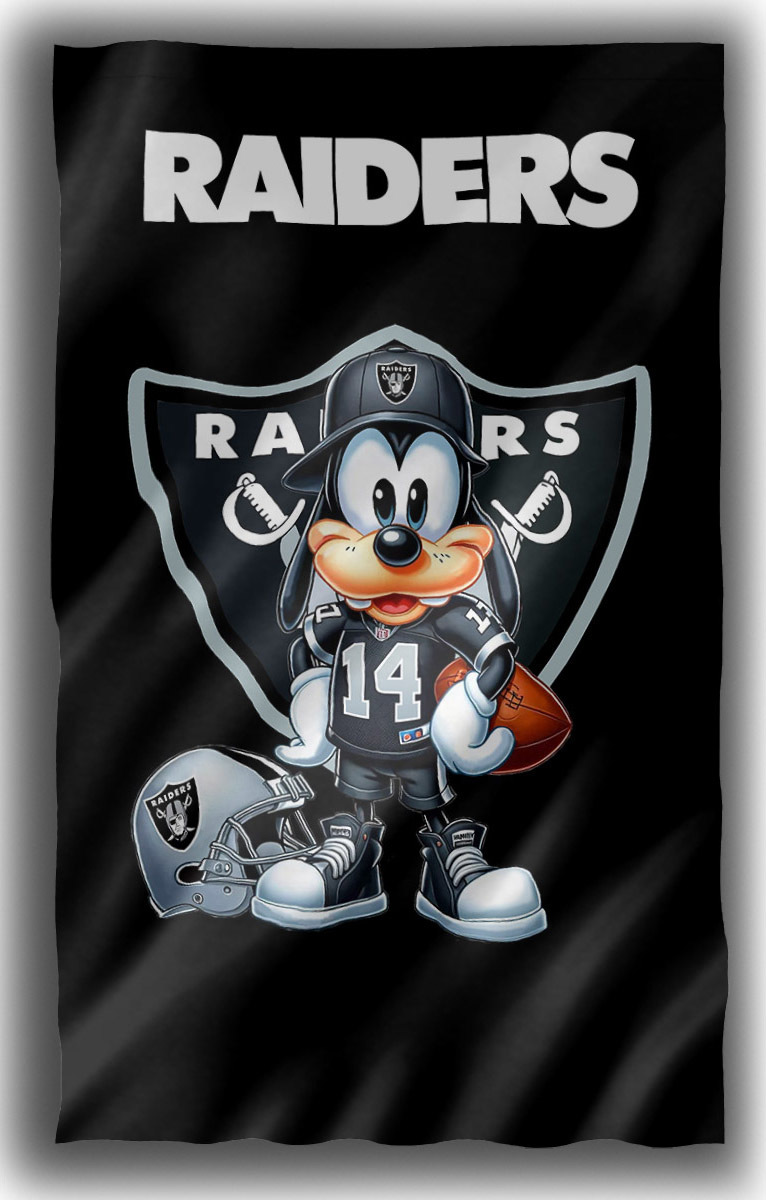 Raiders Football Team Memorable Flag 90x150cm 3x5ft Raider Fan Best ...