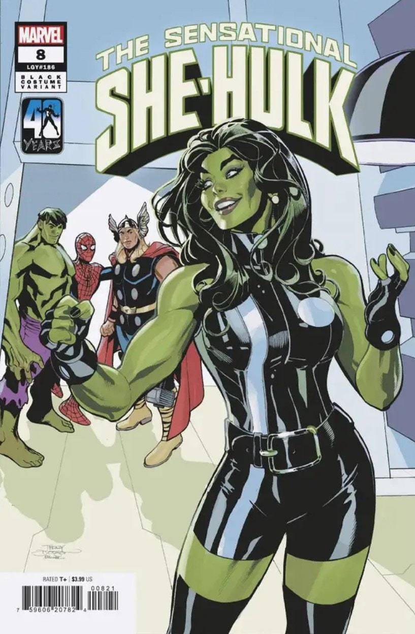 2024 Marvel Comics Sensational She-Hulk Black Costume Variant #8 ...