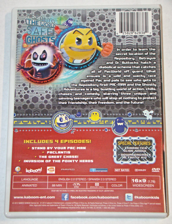 PAC-MAN and the Ghostly Adventures - GHOST PATROL (Dvd) - DVDs & Blu ...