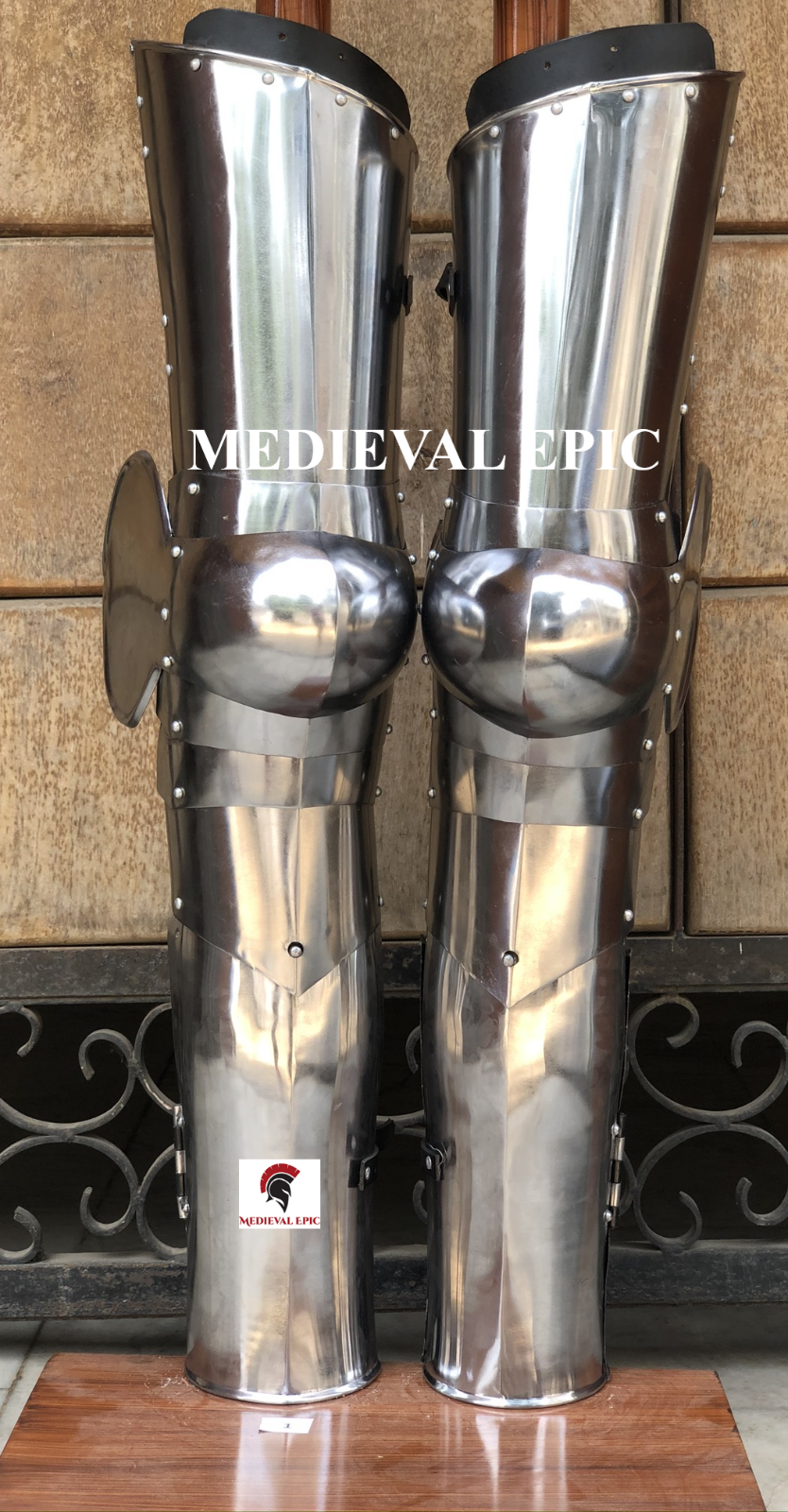 Leg Combat Armor Set Plate Leg Armor with poleyns and Greaves SCA LARP ...