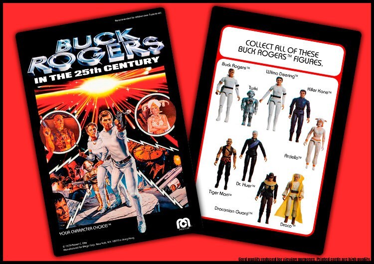 Custom Buck Rogers Reproduction Card Back (Your Choice of Character ...