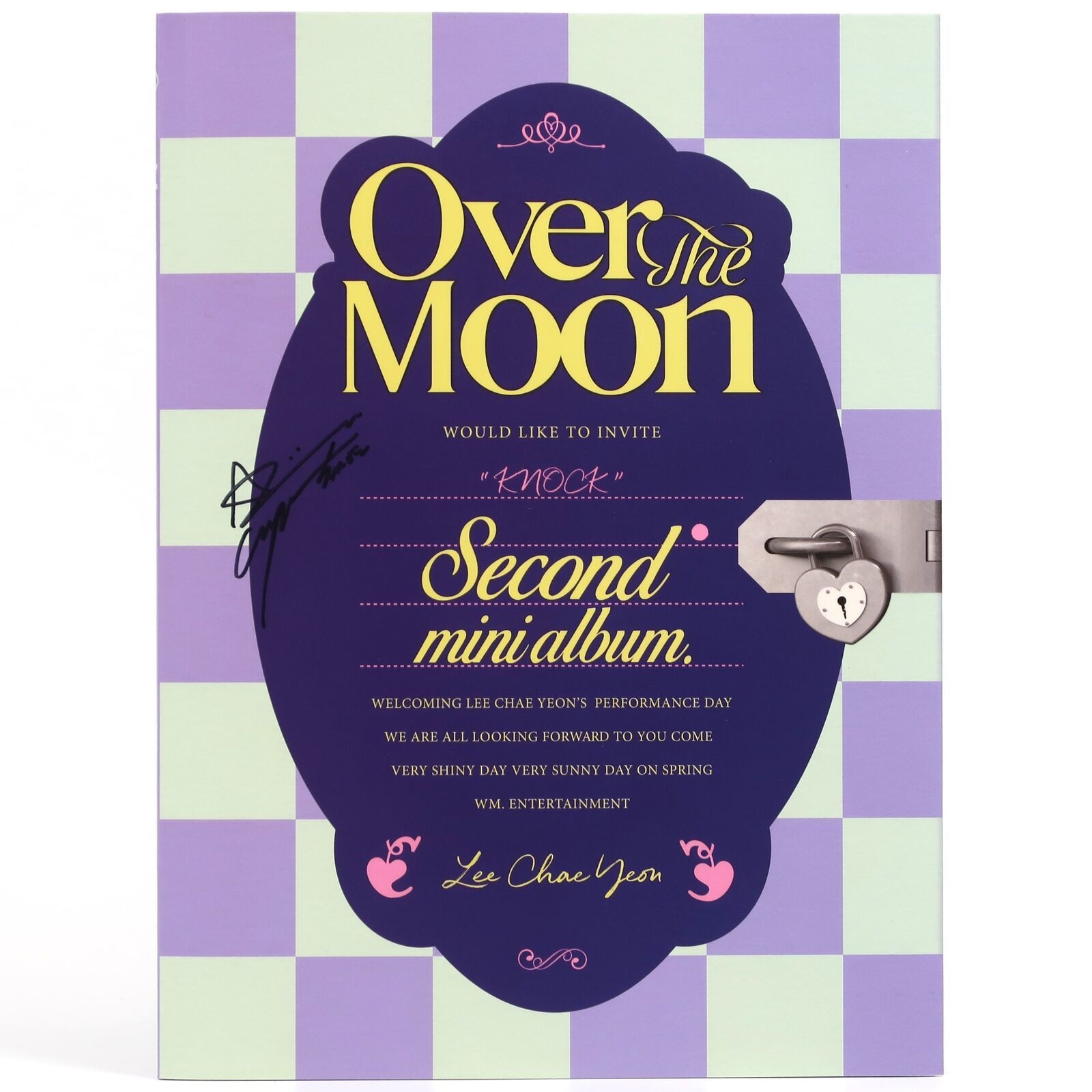 Lee Chae Yeon - Over The Moon Signed CD Mini Album Promo 2013 IZ*One ...