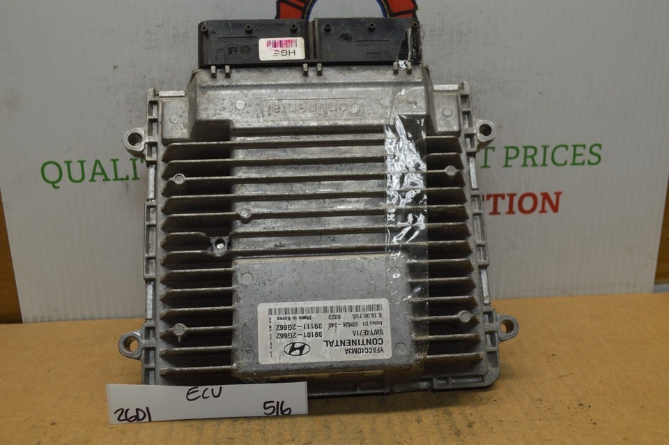 2011-13 Hyundai Elantra Engine Control Unit ECU 391012G662 Module 516 ...