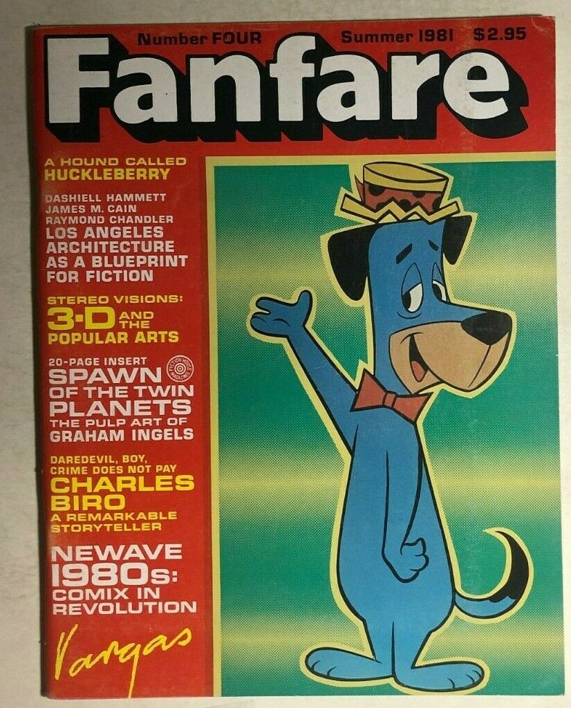 FANFARE #4 (1981) comics pulps animation Vargas art etc. magazine FINE ...