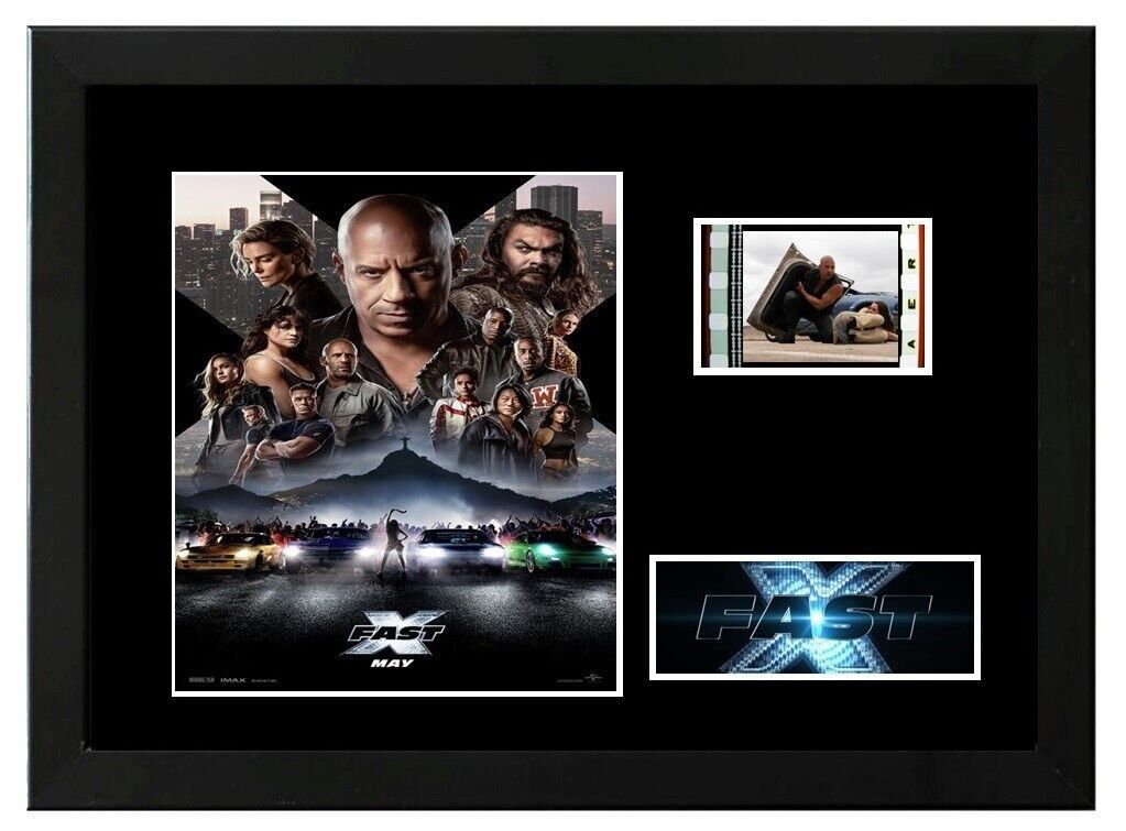Fast X Framed Film Cell Display Look Stunning Fast & Furious New - Mounted