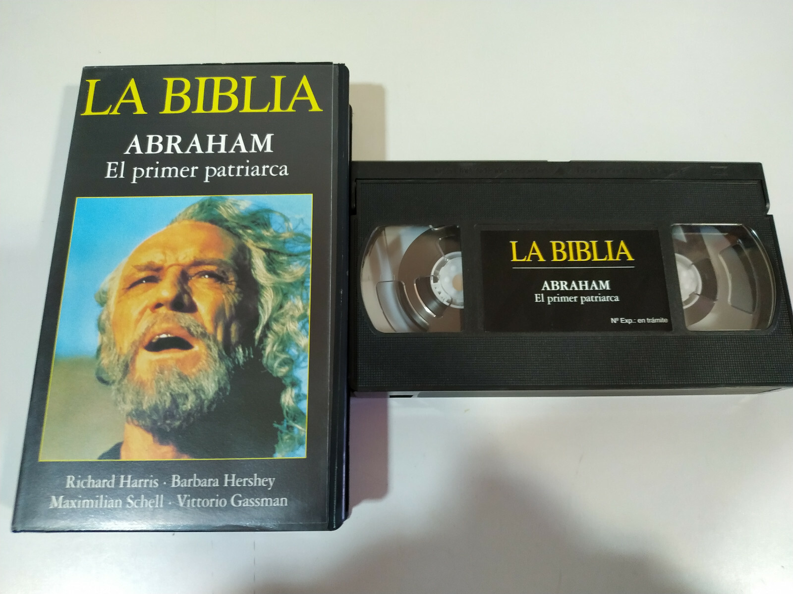 The Bible Abraham El Primer Patriarca Richard Harris - VHS Cinta Tape ...