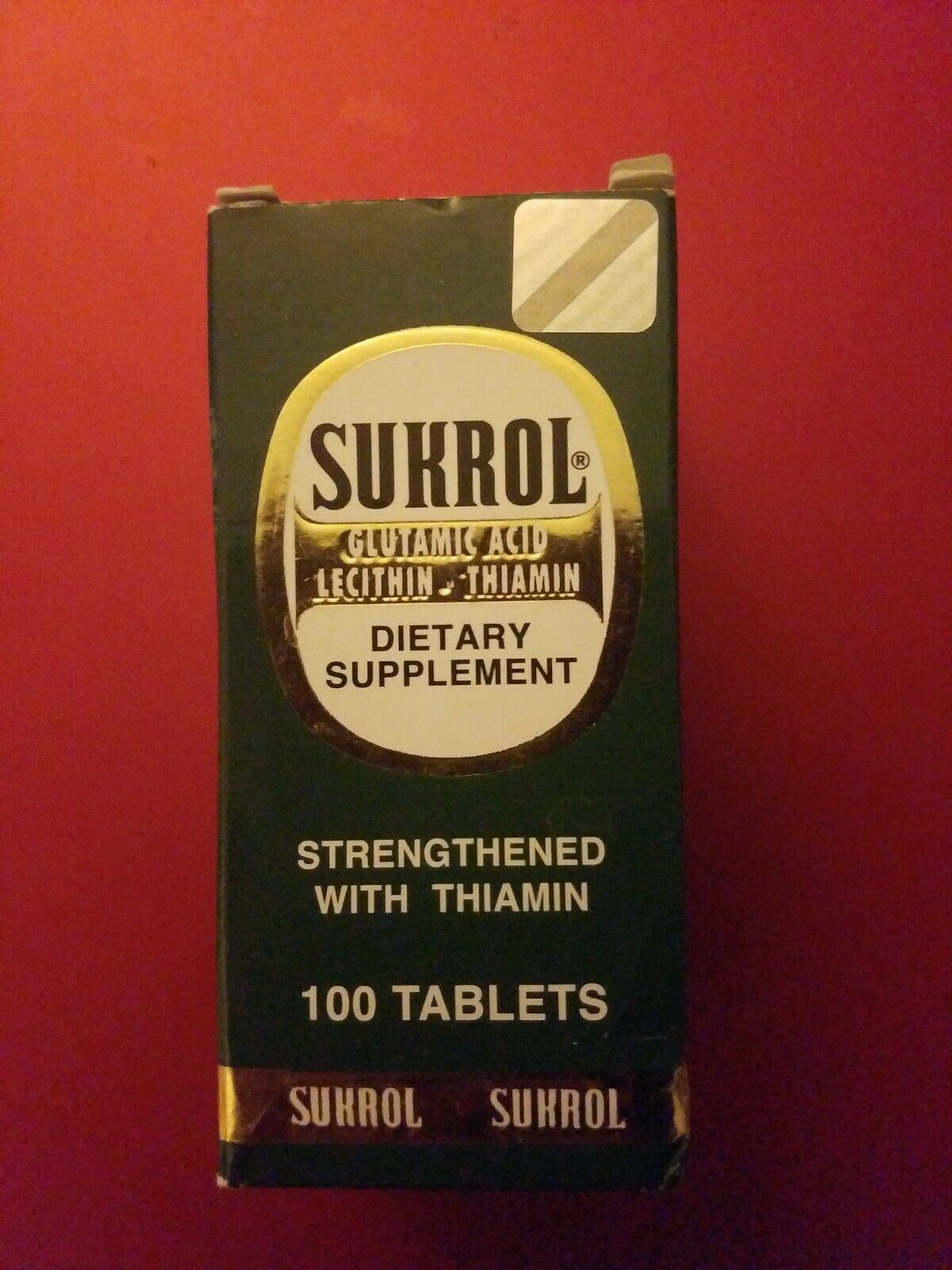 SUKROL DIETARY SUPPLEMENT 100 TABS / SUPLEMENTO ALIMENTICIO SUKROL 100 ...