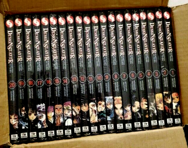 DEMON SLAYER : Kimetsu No Yaiba Manga by Koyoharu Gotouge Volume 1-23 ...