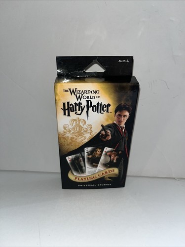 Wizarding World of Harry Potter Playing Cards Universal Studios New ...