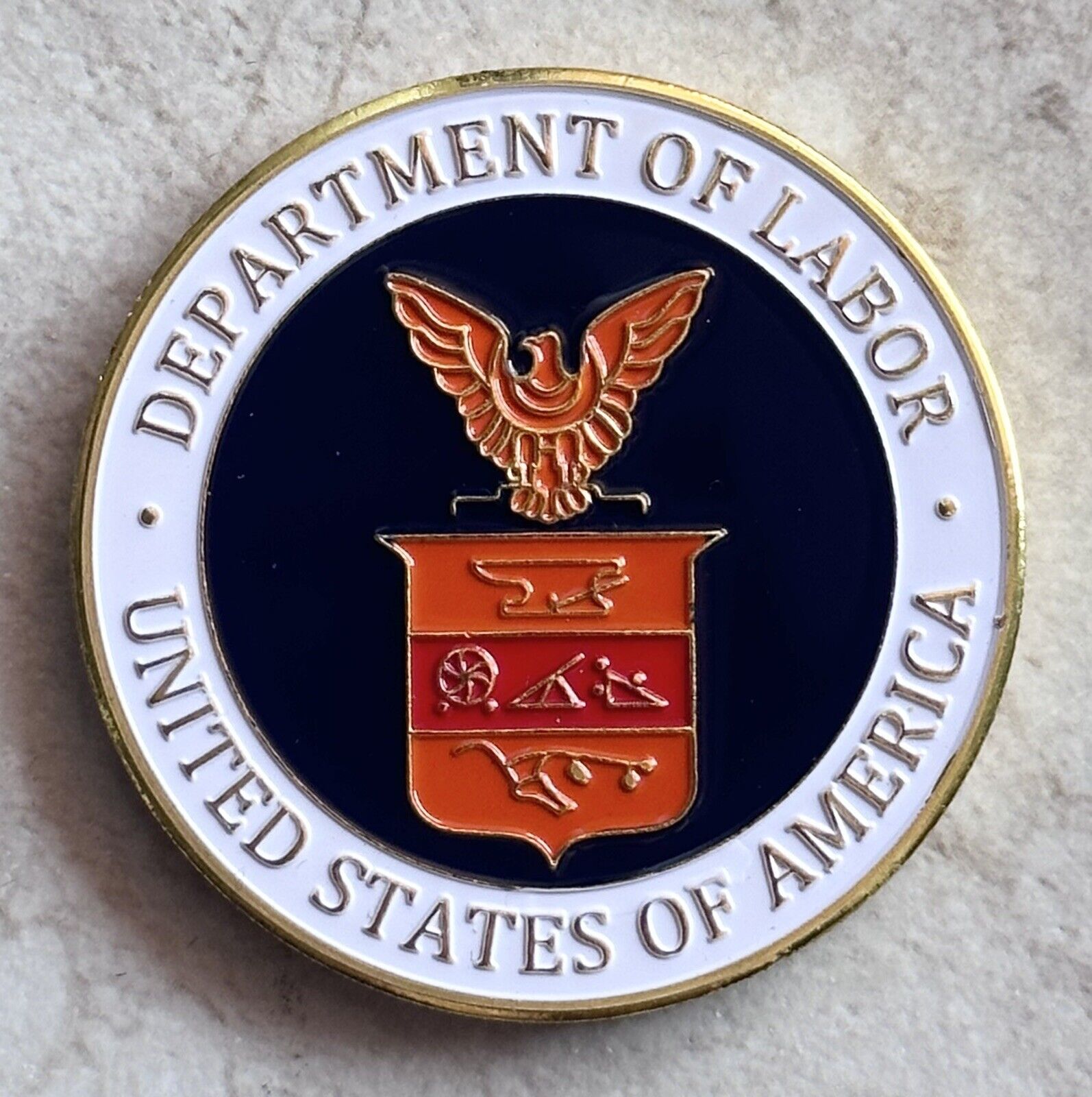 United States Department of Labor (DOL) Challenge Coin with ...