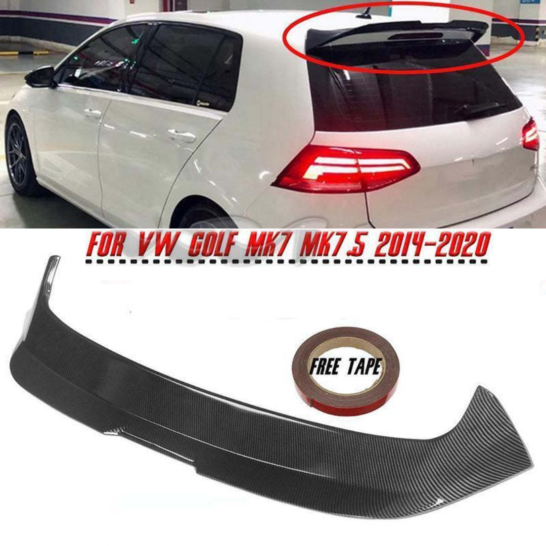 Fits VW Golf MK7 MK7.5 TSI TDI Carbon Fibre Boot Spoiler R GTI GTD ...