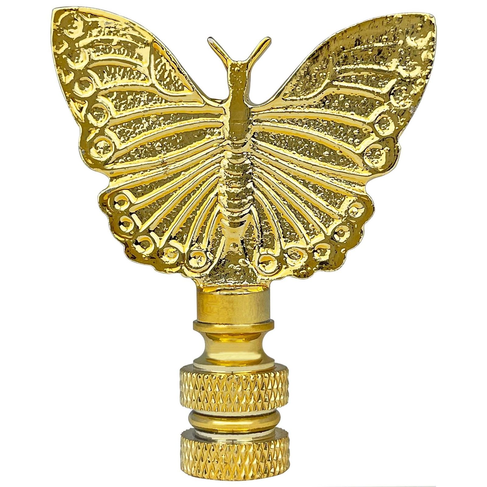 Royal Designs, Inc. Monarch Butterfly Finial for Lamp Shade, Antique ...