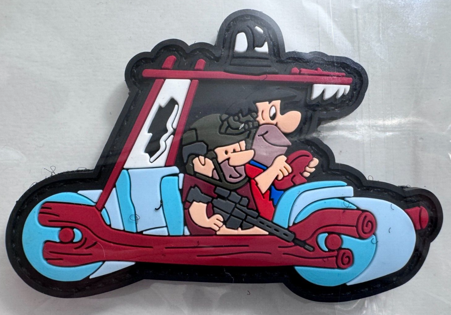 Shot Show 2025 Flintstones Fred Barney Car Morale Tactical Patch ...