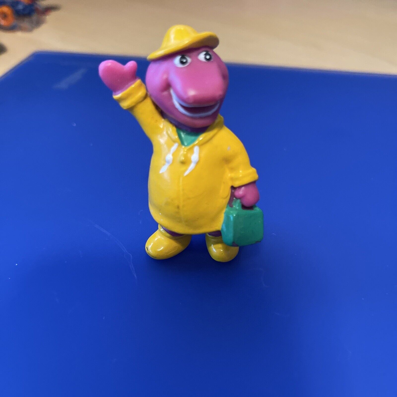 Vintage Barney the Dinosaur Rain Coat PVC and 50 similar items