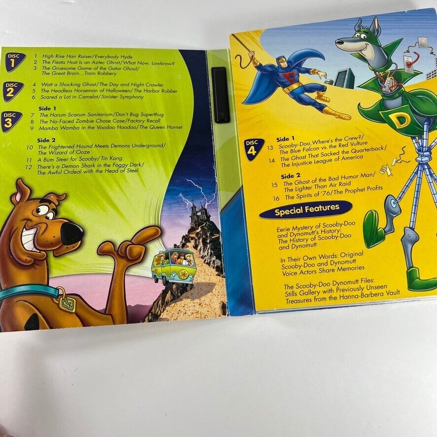 The Scooby Doo Dynomutt Hour Complete Series Set Cartoons History Bonus ...