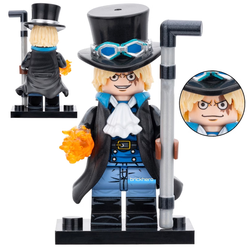 Sabo Japan Animations One Piece Lego Compatible Minifigure Brick Toys ...